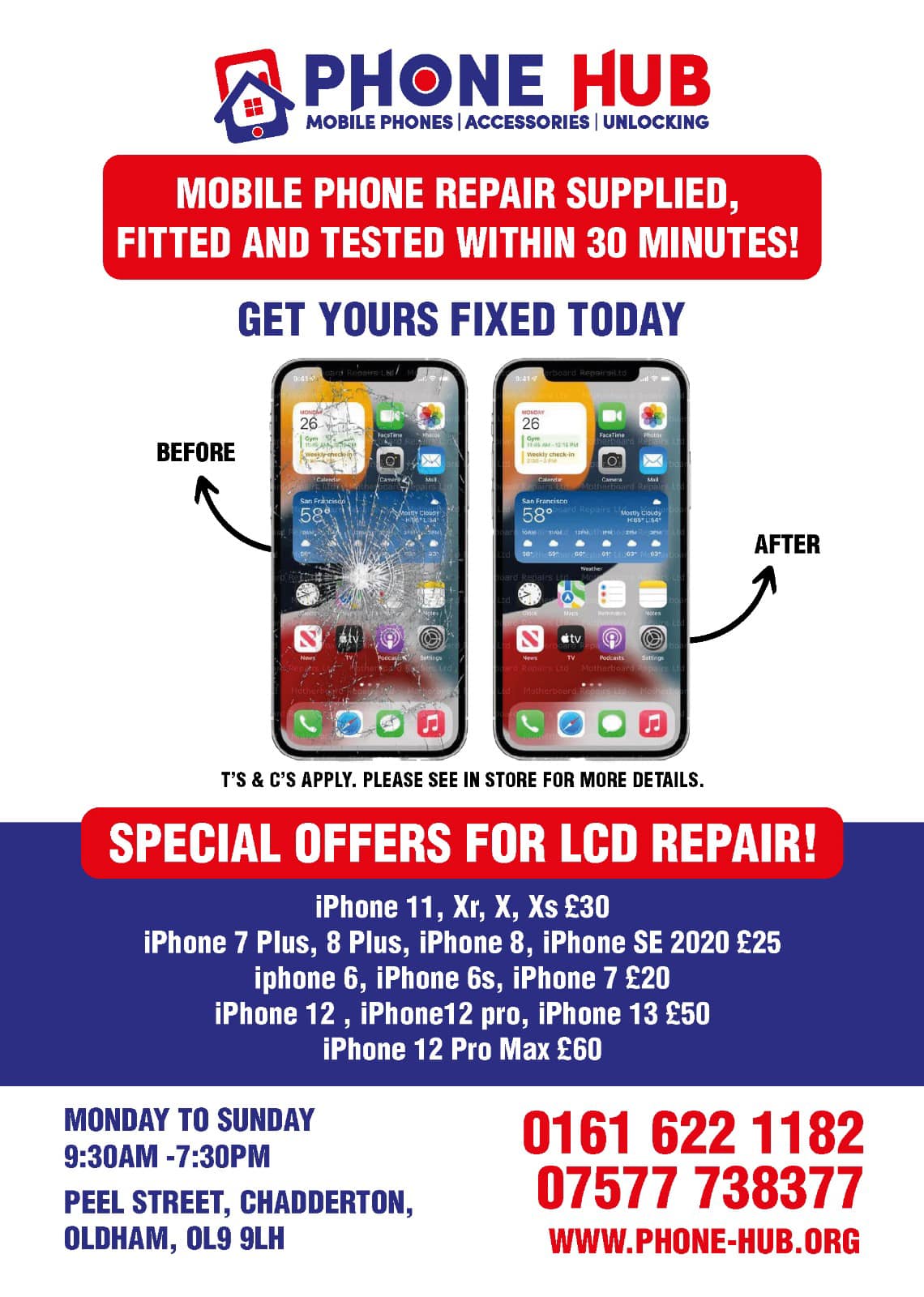 Screen Repair - Phone Hub